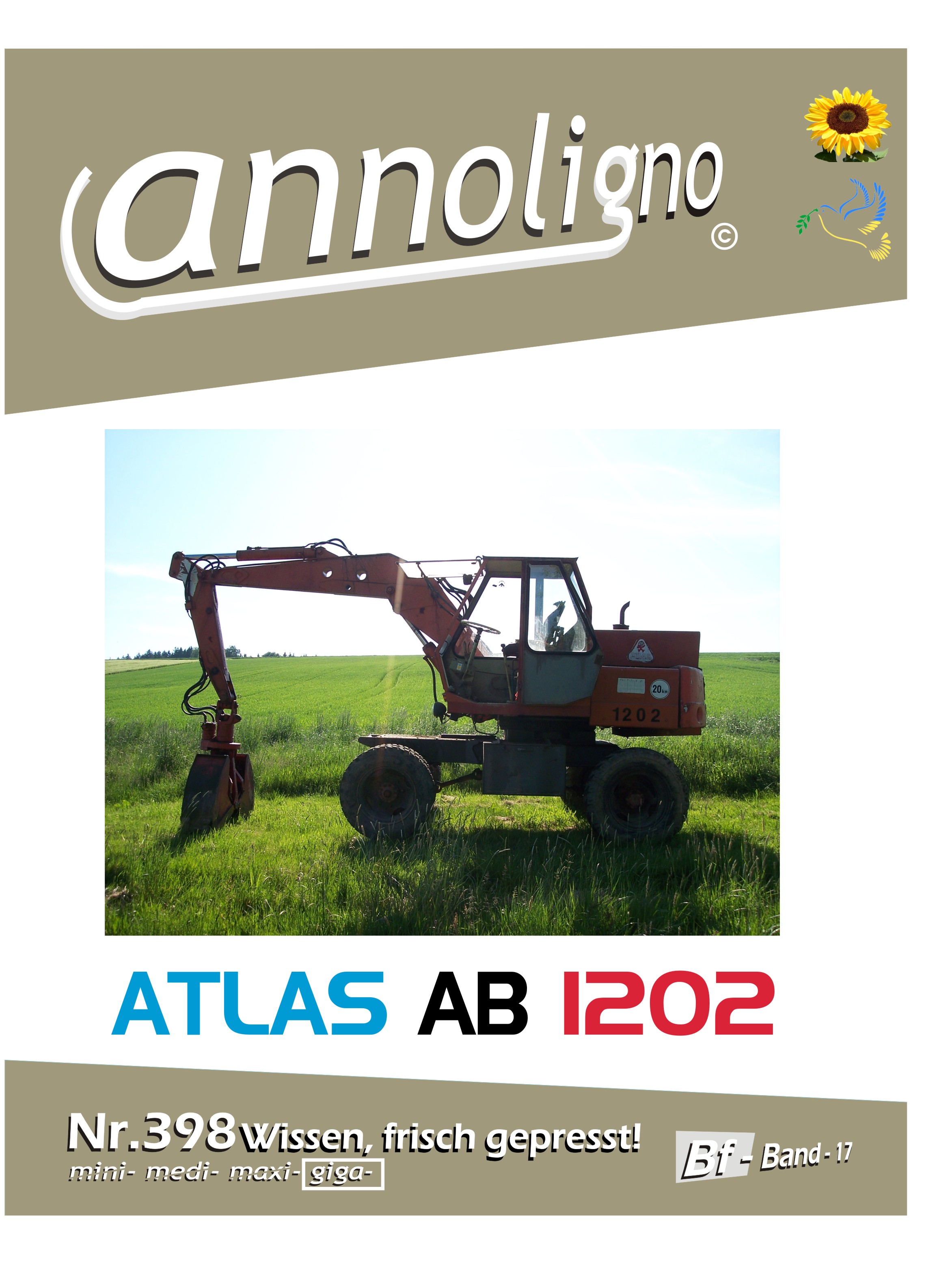 ATLAS Bagger Typ AB 1202 Bedienungsanleitung & Bild- Ersatzteilliste ...